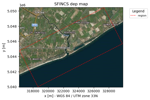 Build a model from Python — HydroMT SFINCS documentation